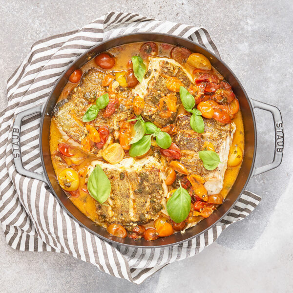 15 - Minute Bruschetta Pasta w/ Balsamic Glaze