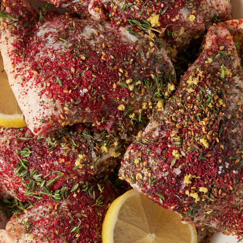 Za'atar Spiced Roast Chicken with Potatoes - The Table Diaries