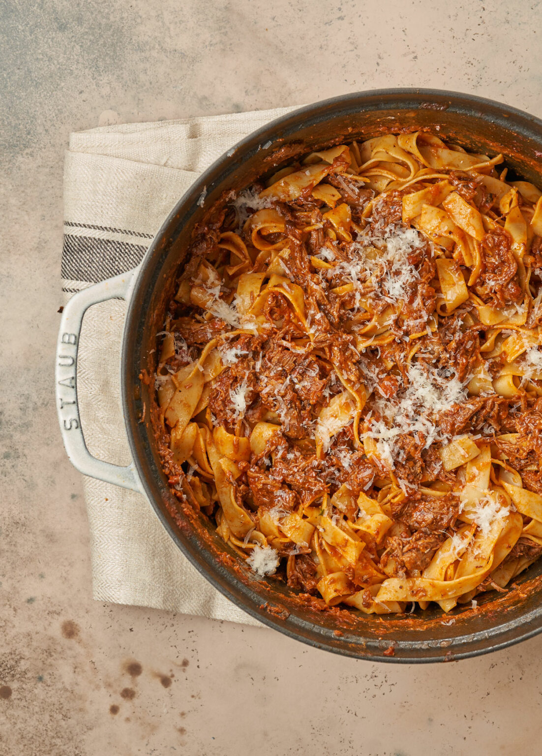 Braised Beef Short Rib Pasta - The Table Diaries