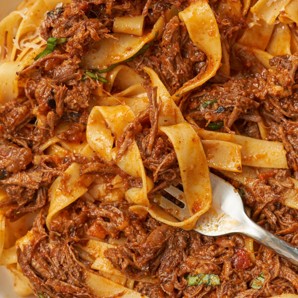 Braised Beef Short Rib Pasta - The Table Diaries