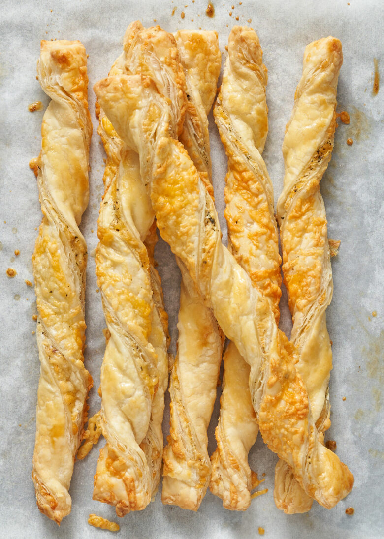 Crispy Rosemary Cheese Twists - The Table Diaries