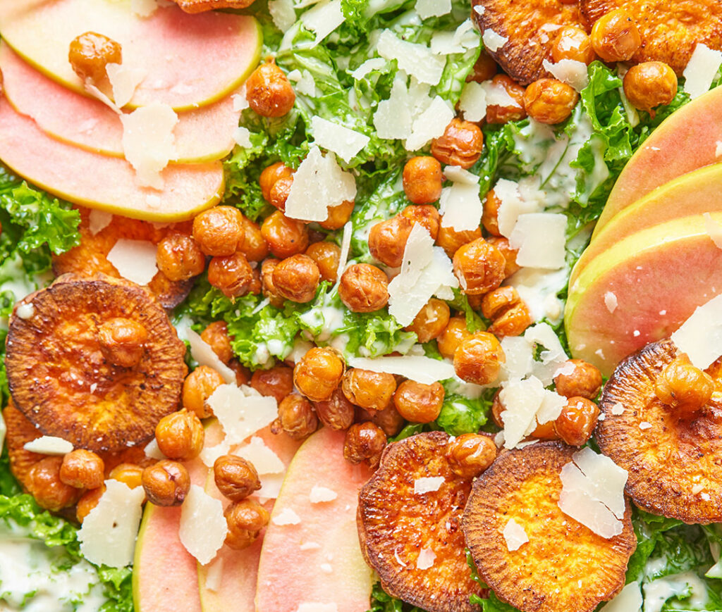 Killer Kale Caesar Salad - The Table Diaries