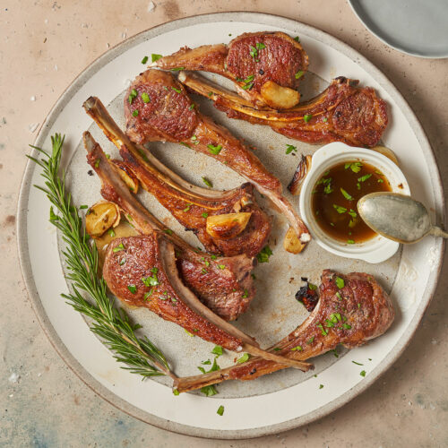Perfect 15-Minute Lamb Chops with Garlic and Herbs - The Table Diaries