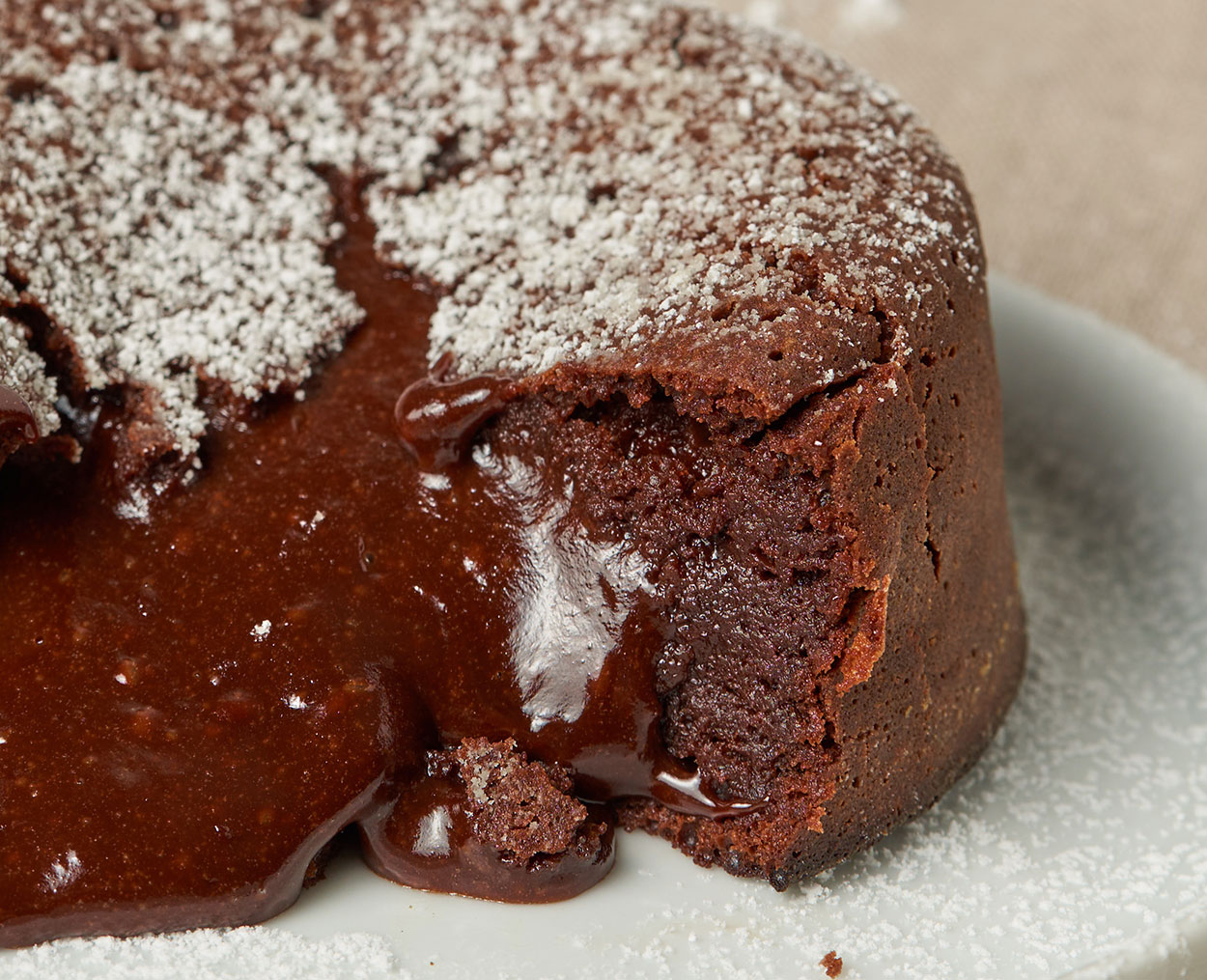 Dark Chocolate Lava Cake for 2 - The Table Diaries