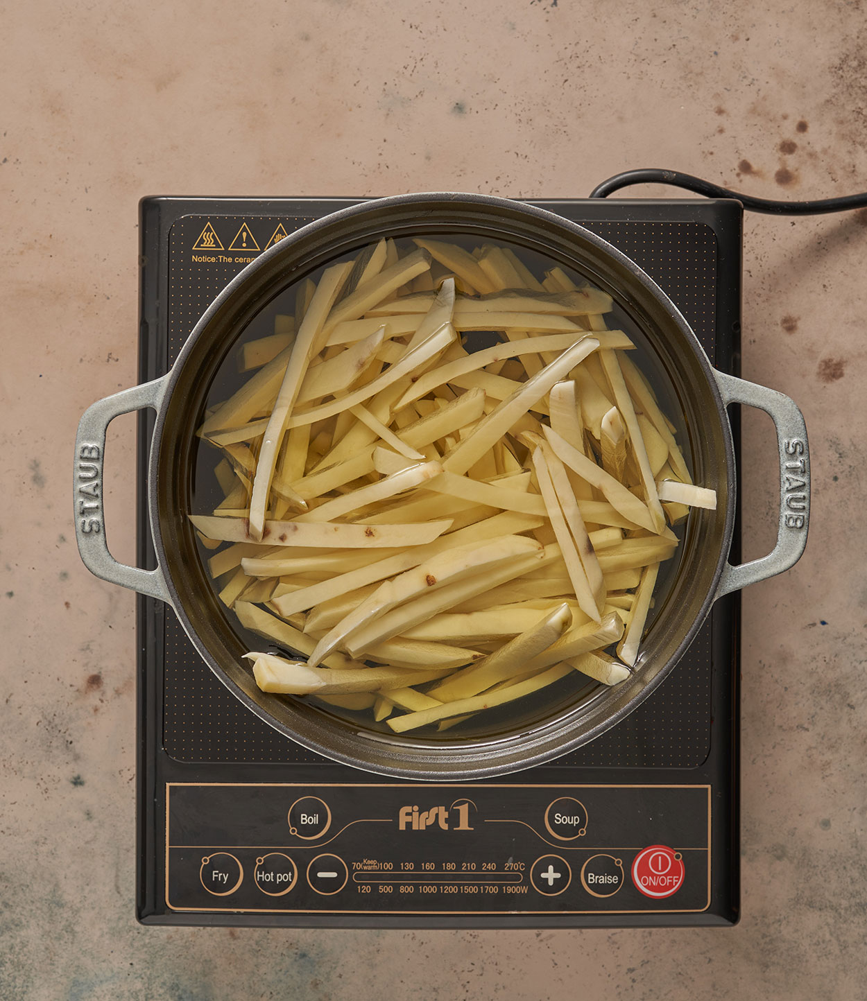 How to Cold Fry The Crispiest Homemade French Fries - The Table Diaries