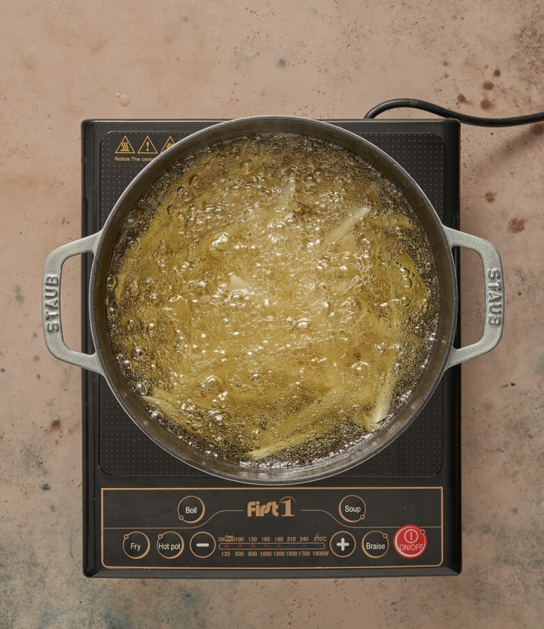 How to Cold Fry The Crispiest Homemade French Fries - The Table Diaries